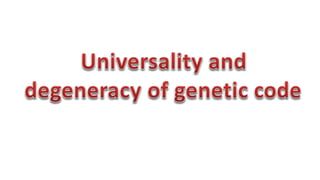 Genetic Information Transfer (Biology for Engineers) | PPTX