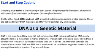 Genetic Information Transfer (Biology for Engineers) | PPTX