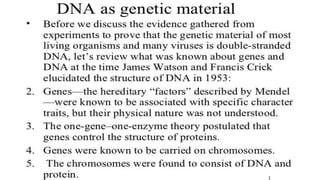 Genetic Information Transfer (Biology for Engineers) | PPTX