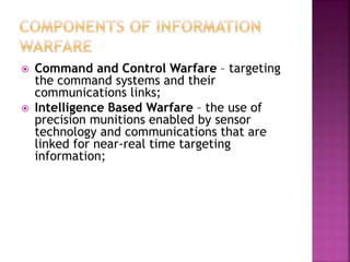 Information warfare.11