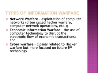 Information warfare.11