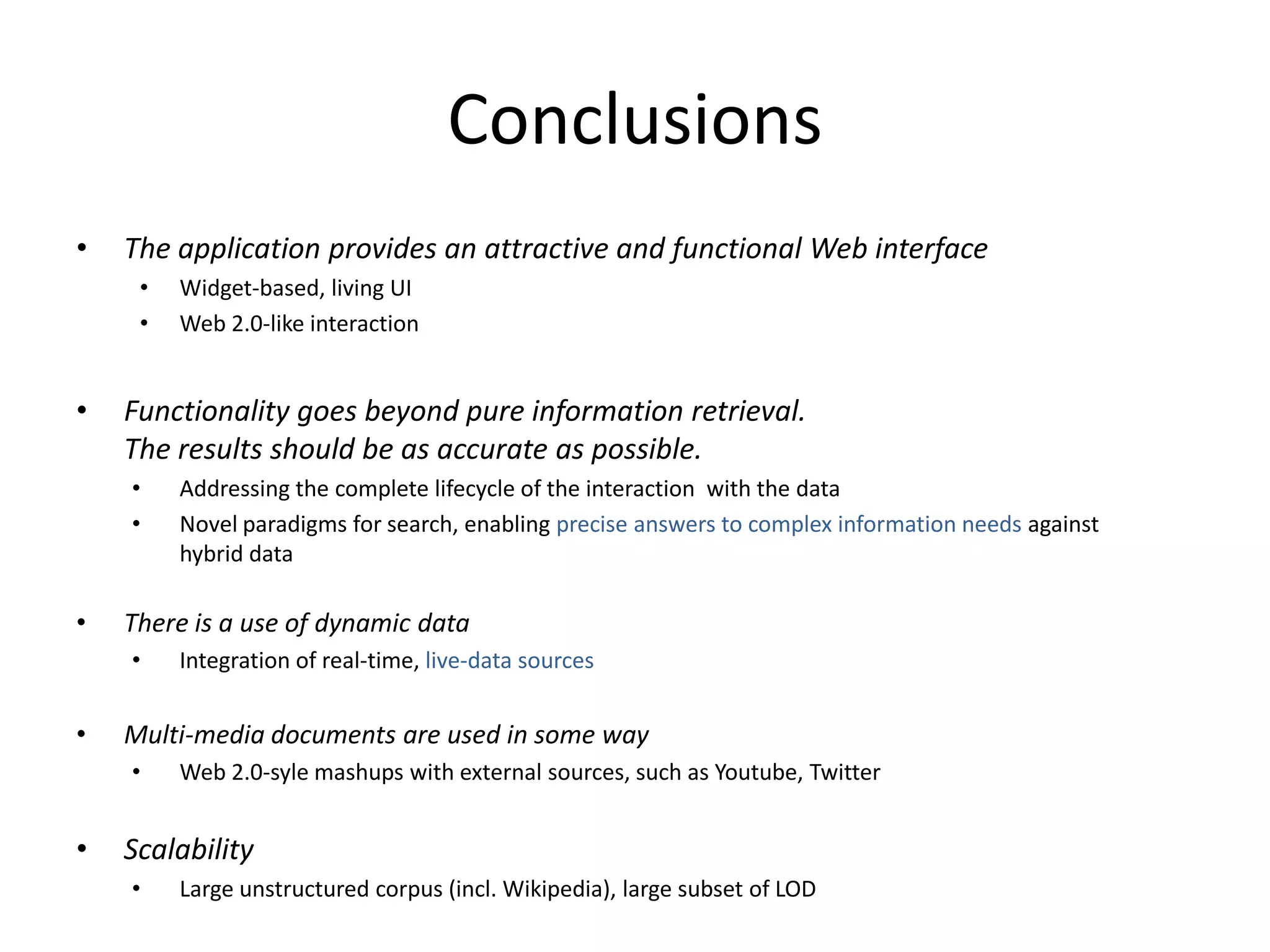 The Information Workbench - | PPTX