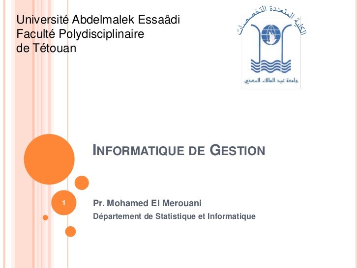Informatique de gestion