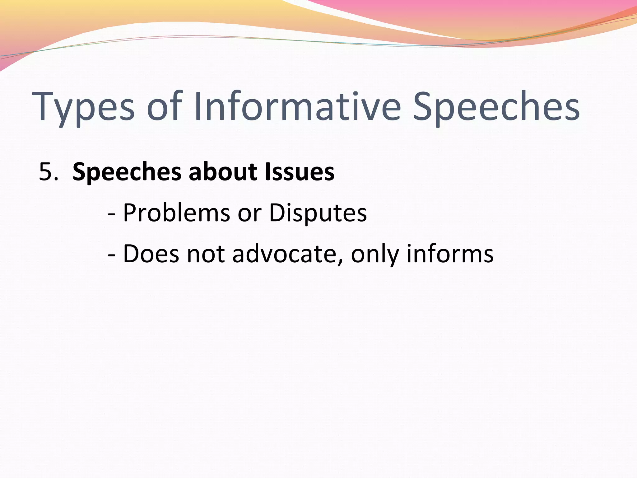 Informative speaking | PPT
