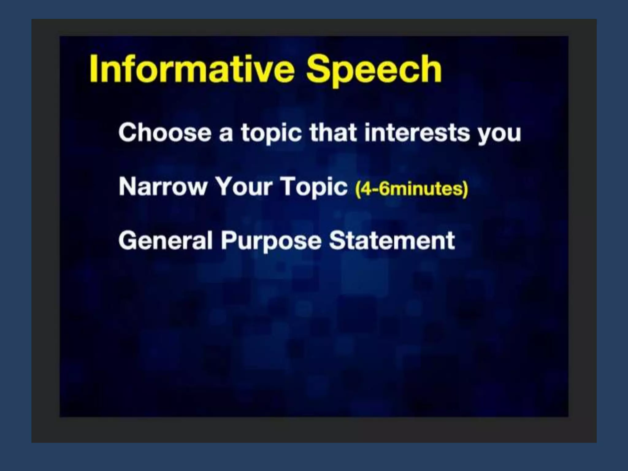Informative Speech Information | PPTX