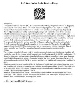 Informative Essay Examples Sample, Bookwormlab | PDF