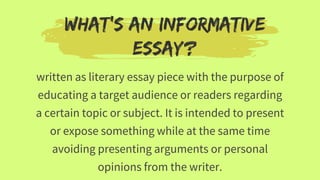 INFORMATIVE ESSAY GRADE 8.pptx