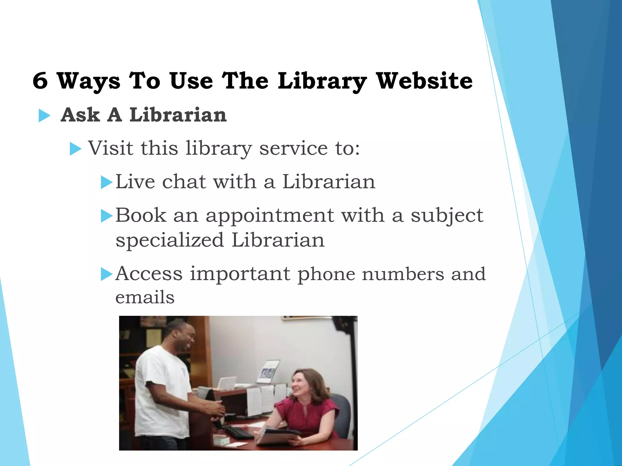 Library Basics | PPT