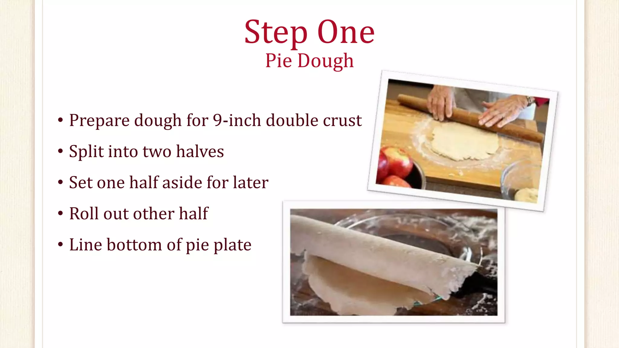 Easy Homemade Apple Pie | PPTX