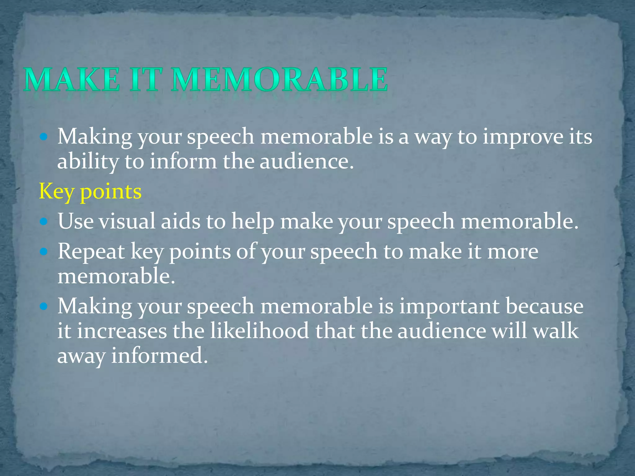 Informative presentation | PPTX