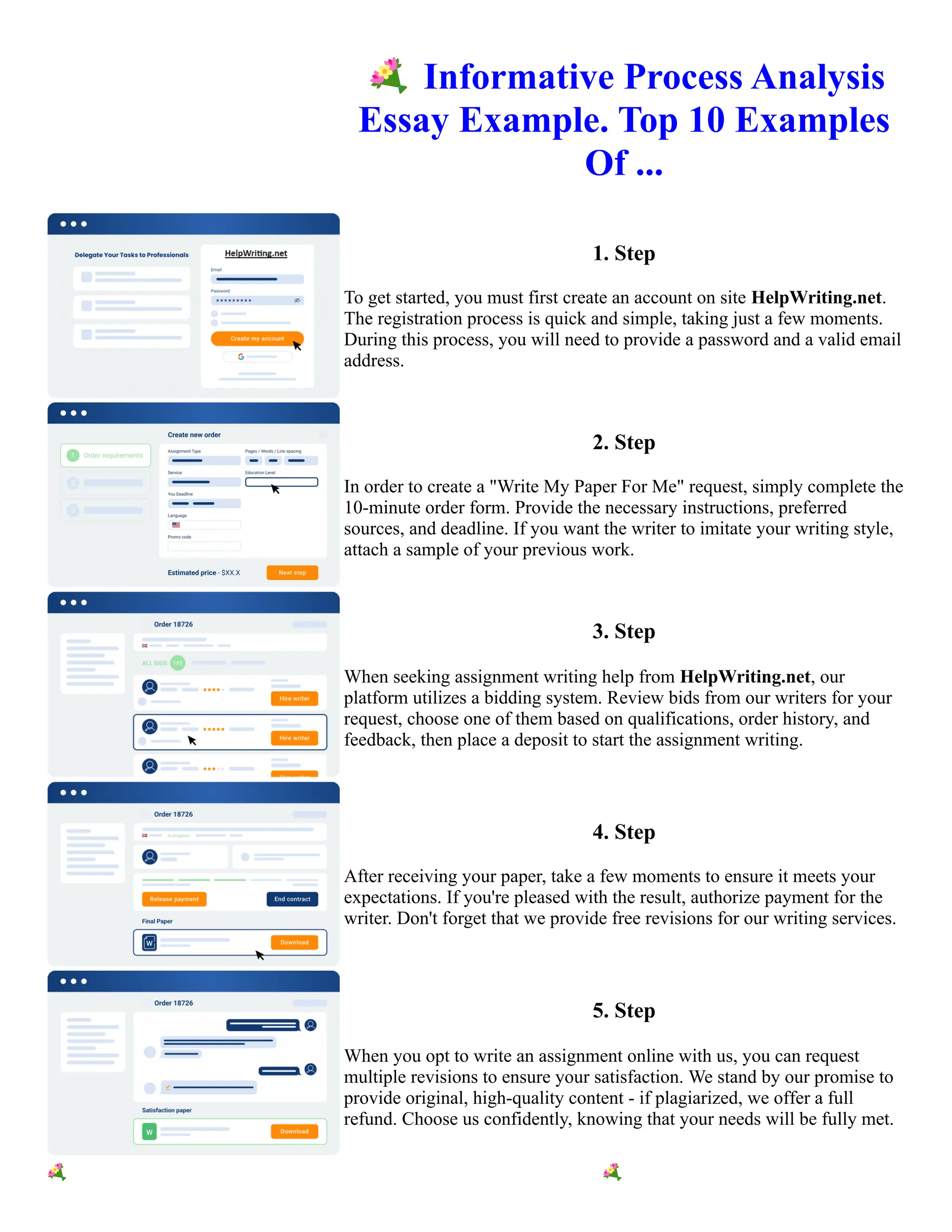 Informative Process Analysis Essay Example Top 10 Examples Of Informative Process Analysis Essay Example Top 10 Examples Of