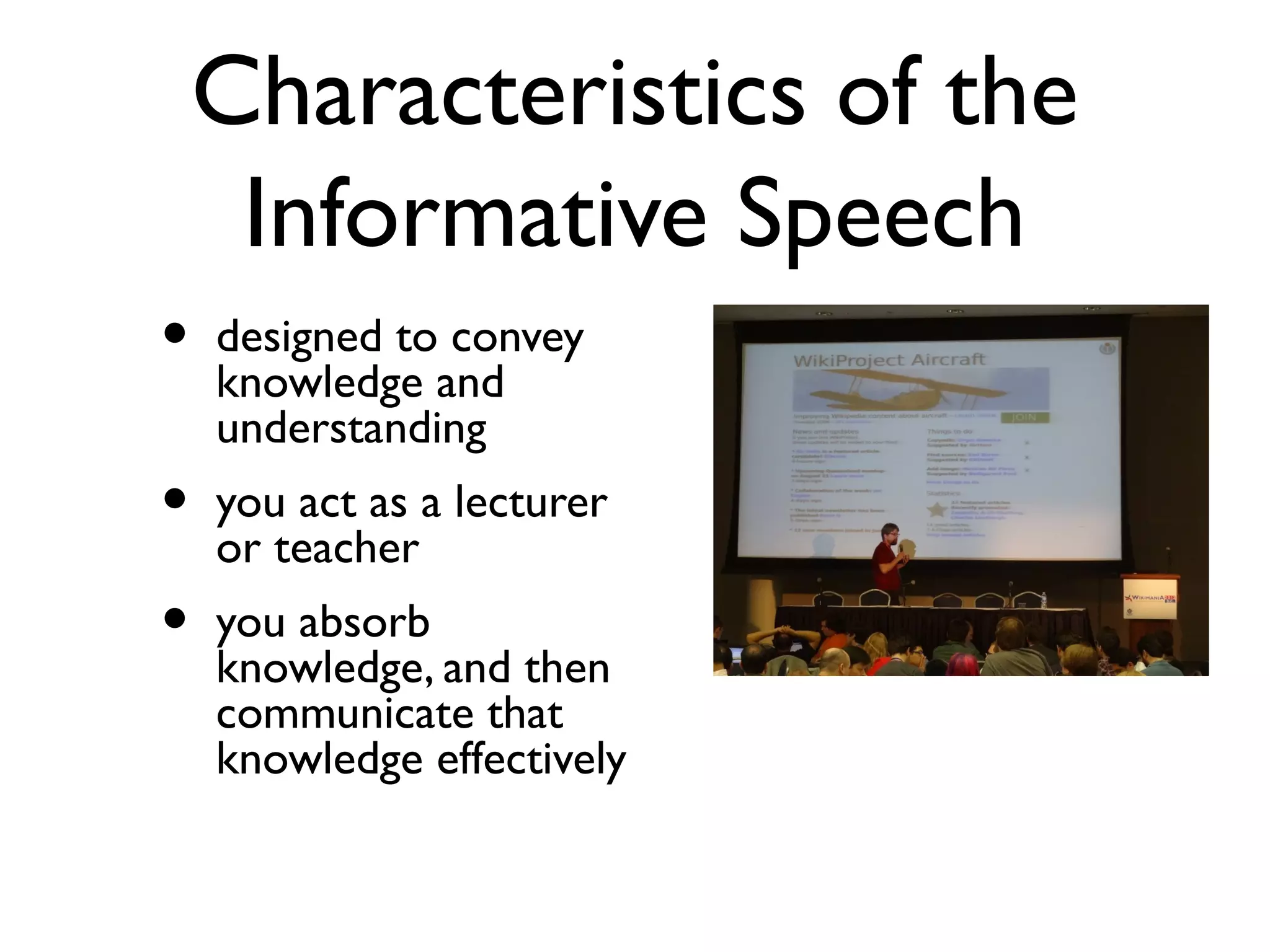 Informative Speaking | PPT