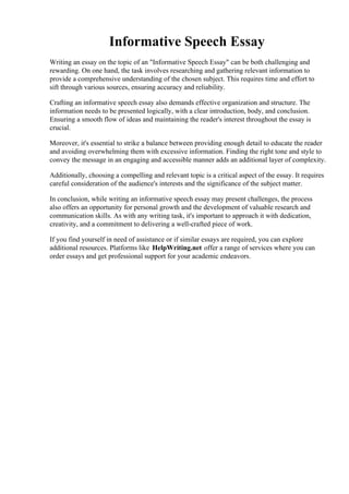 Informative Speech Essay.pdf