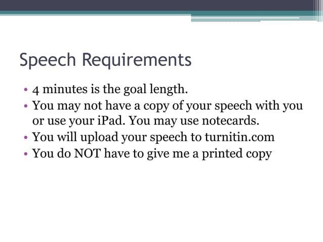 Informative speech slides (1) | PPT