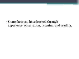 Informative speech slides (1) | PPT