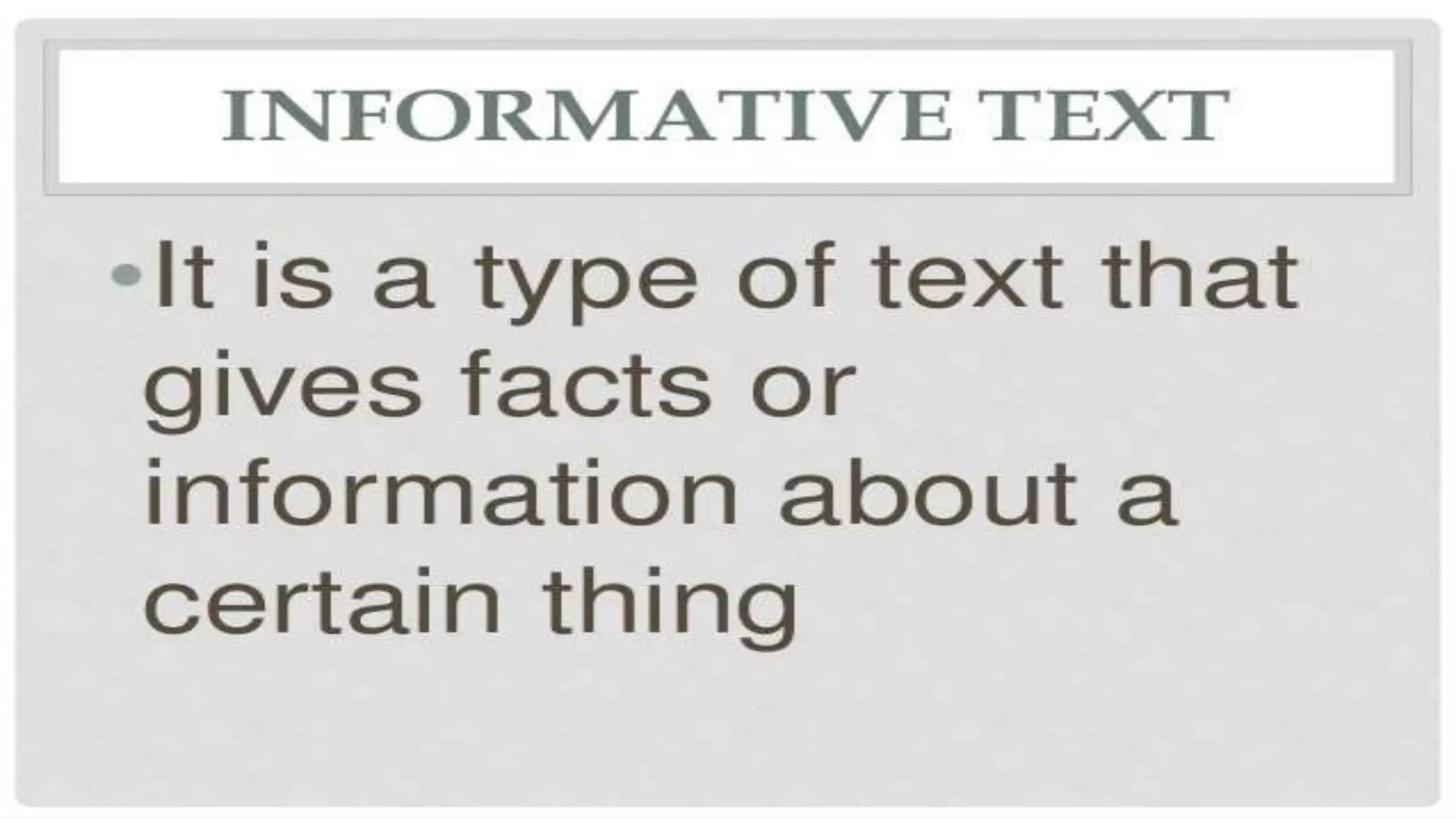 Informative text journalistic and literary text | PPTX