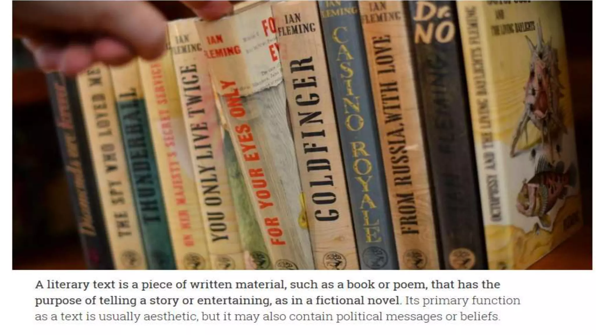 Informative text journalistic and literary text | PPT