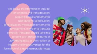 Informative translation. Announces. Pdf. | PPT