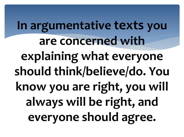 Informative vs argumentative | PPTX