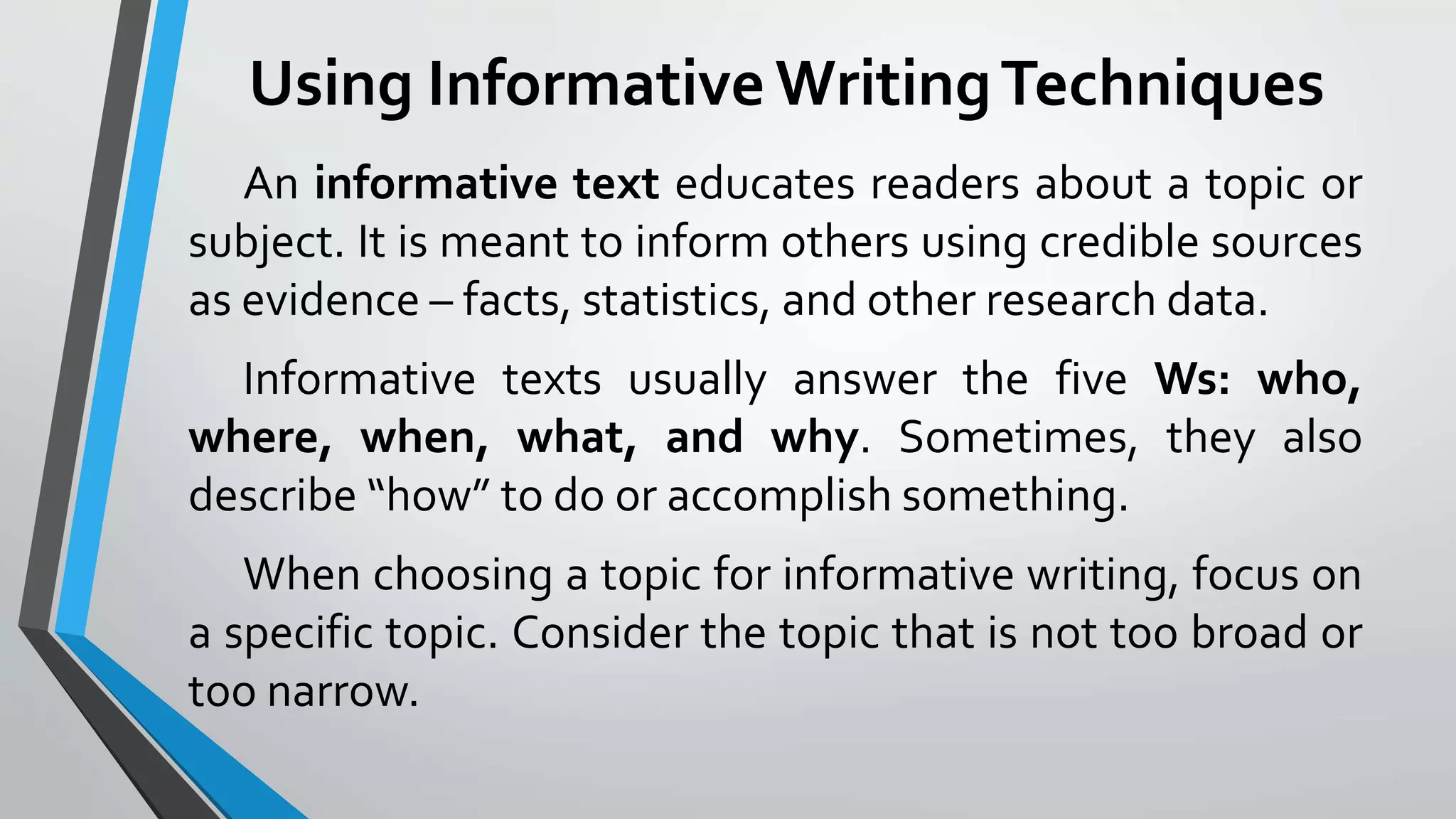 Quaterr 3 Week 2 (Enlish 10) Informative Writing.pptx