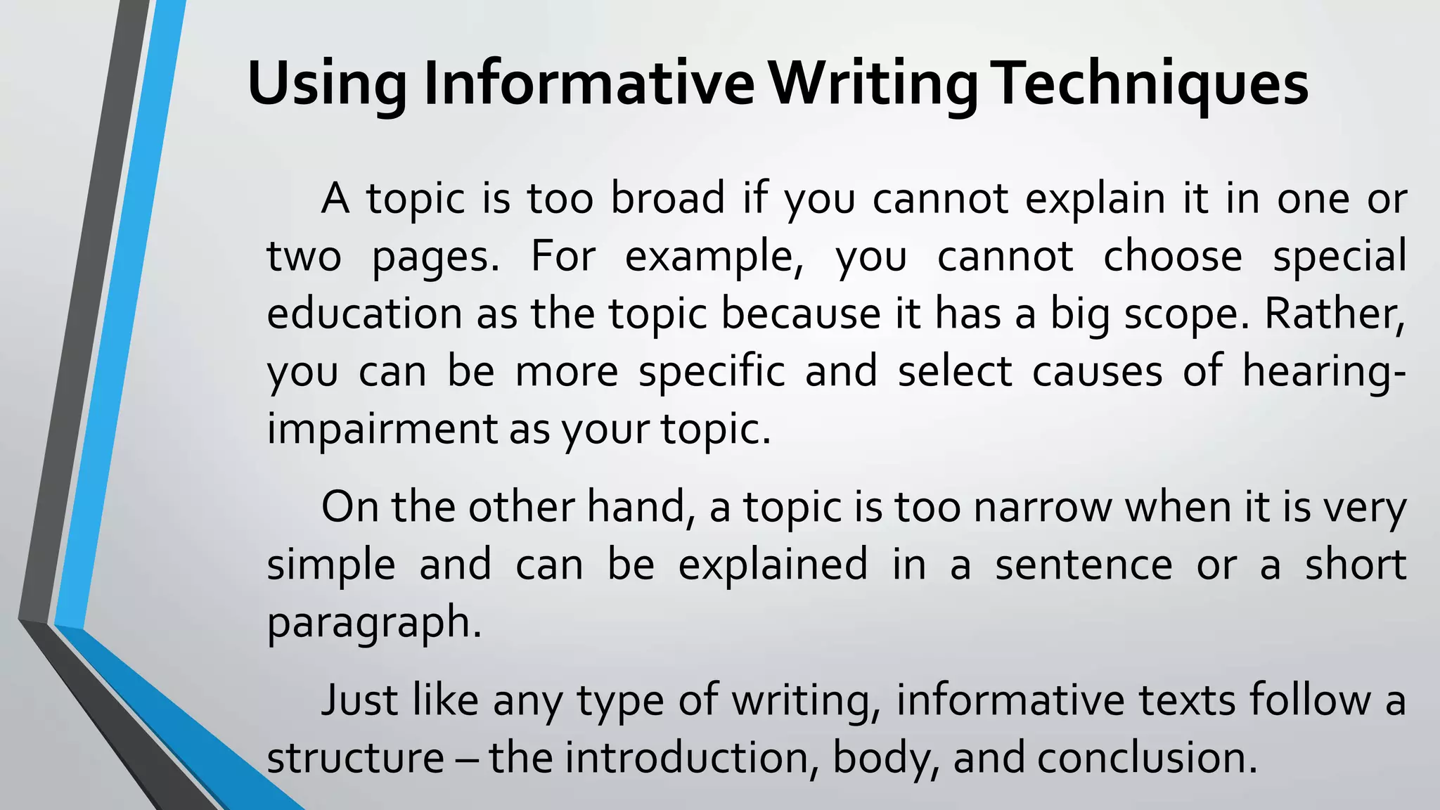 Quaterr 3 Week 2 (Enlish 10) Informative Writing.pptx