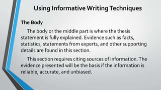 Quaterr 3 Week 2 (Enlish 10) Informative Writing.pptx