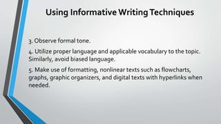 Quaterr 3 Week 2 (Enlish 10) Informative Writing.pptx