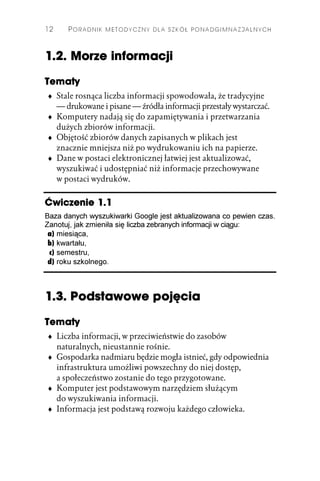 Informatyka Europejczyka. Poradnik metodyczny dla szkół ponadgimnazjalnych | PDF | Internet ...
