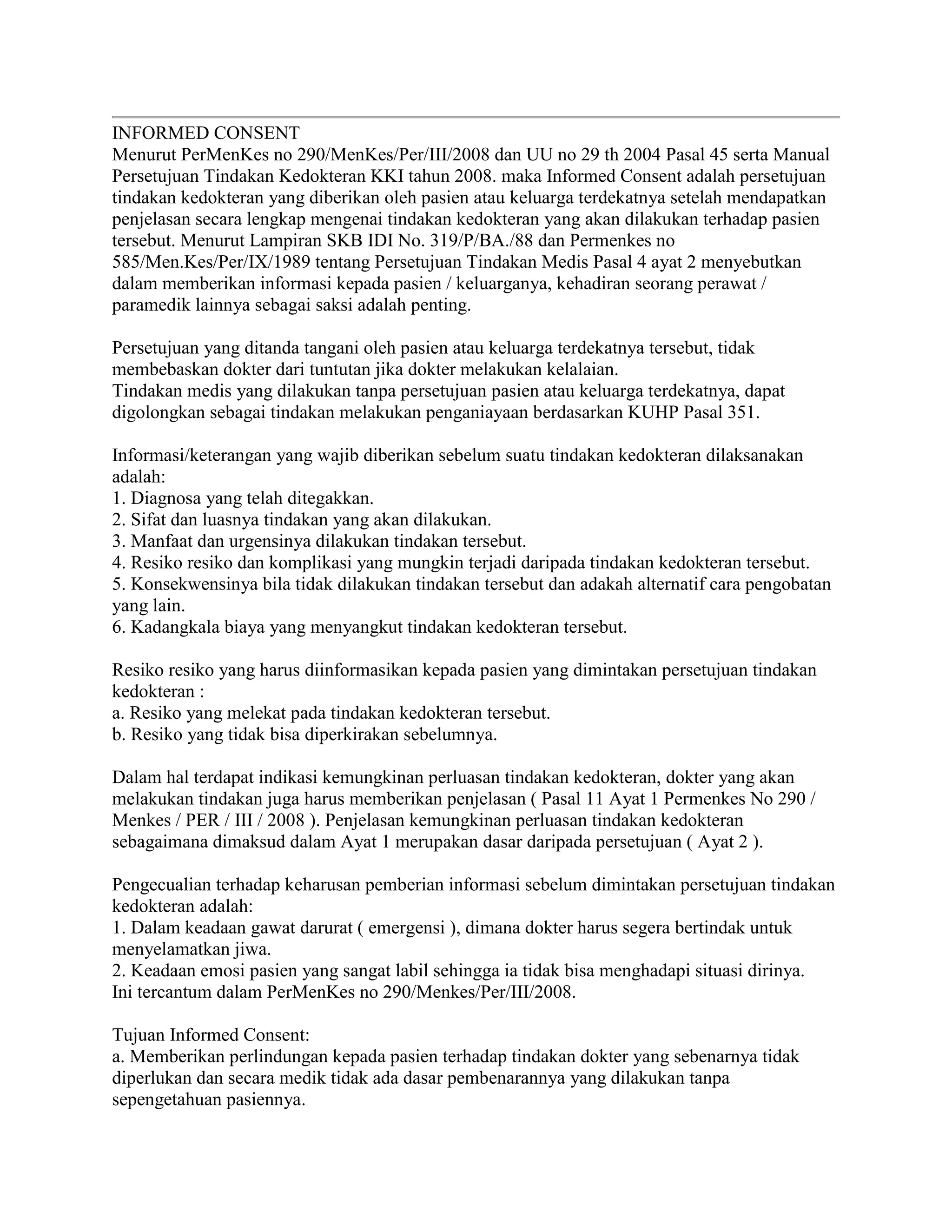 Inform consent | PDF