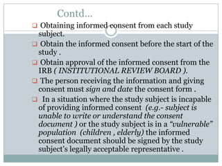 Inform consent , M k sharma | PPTX