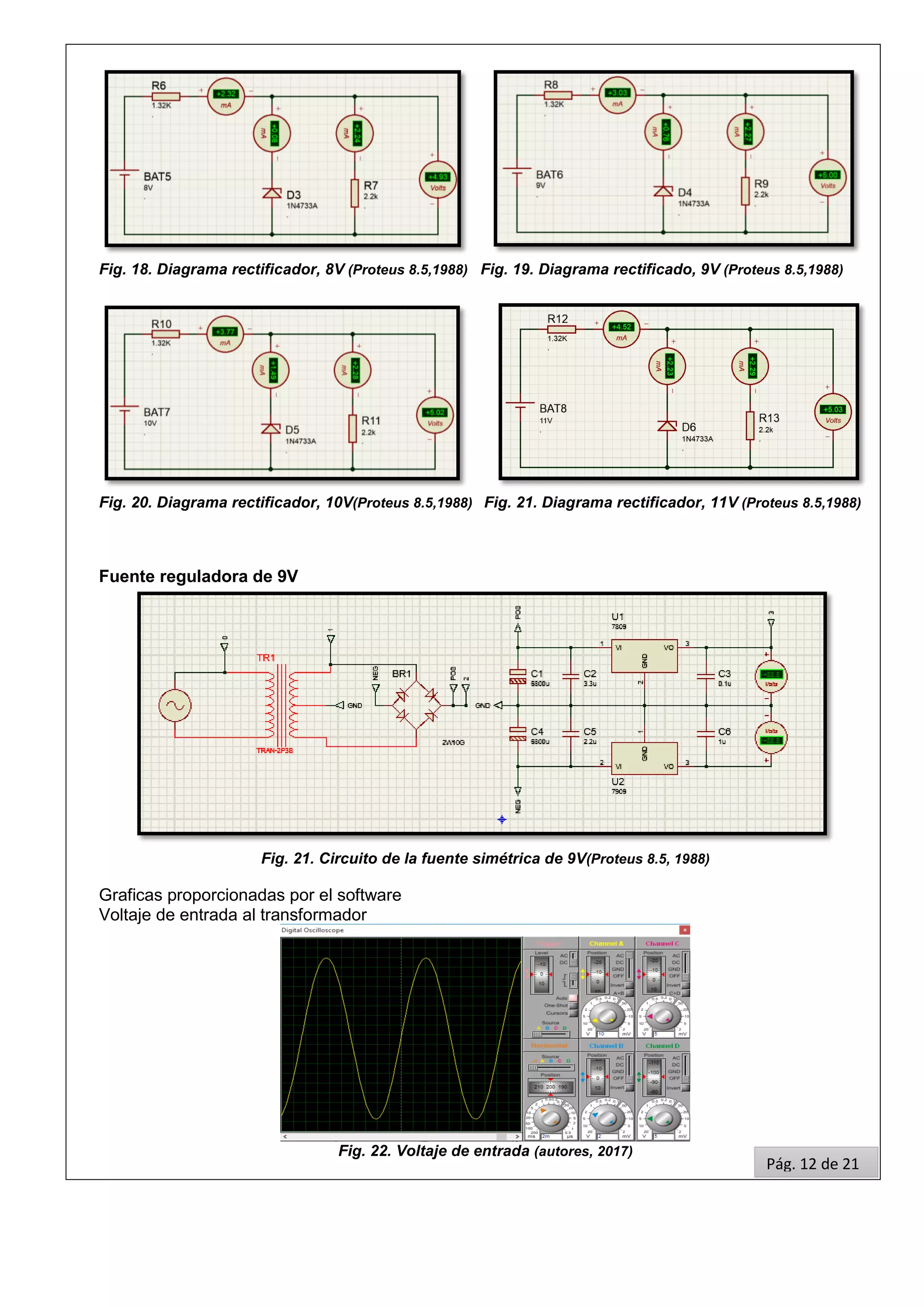 Informe diodo-zener-fuente-9 v | PDF | Physics | Science