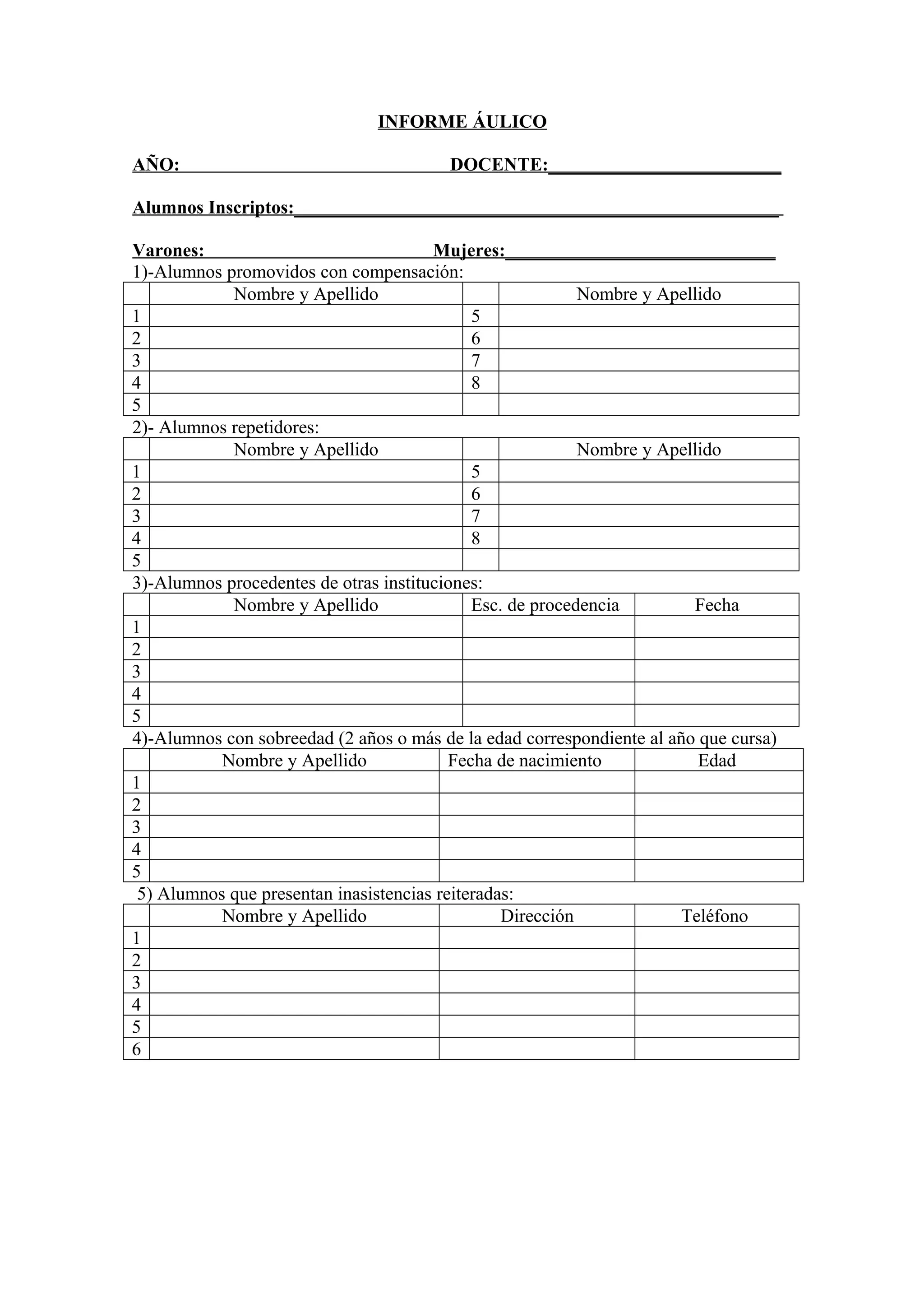 Informe reeb-legajo especial. | DOC