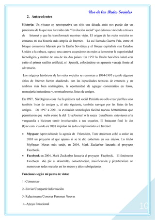 Informe ventajas-y-desventajas-del-uso-de-las-redes-sociales dayana | PDF