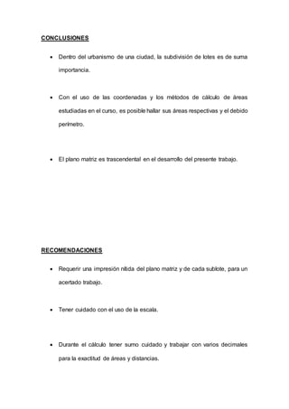 Subdivisión de Lotes | DOCX