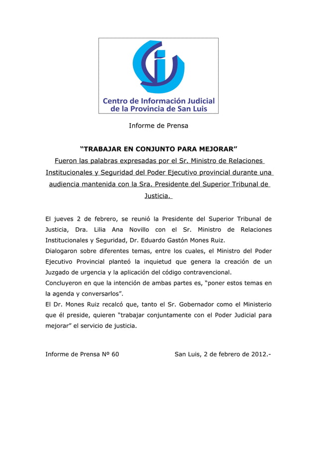 Informe 60 | DOC