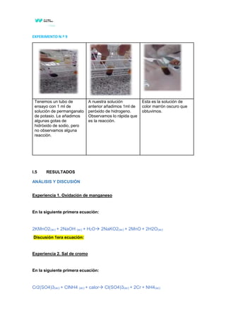 informe 6 metales de transición frágiles | DOCX