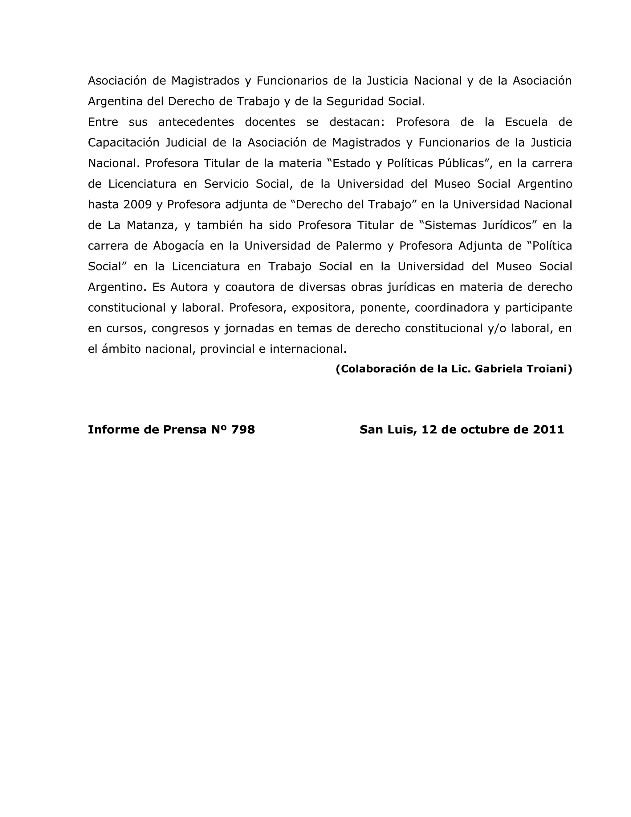 Informe 797 | DOC