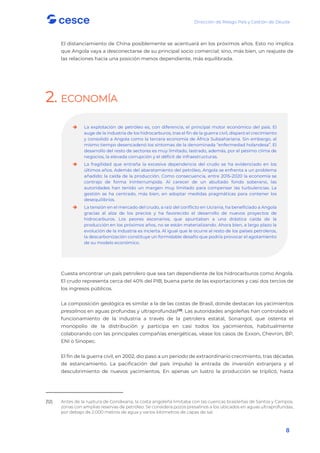 Informe de Riesgo País sobre Angola, de Cesce | PDF