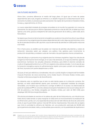 Informe de Riesgo País sobre Angola, de Cesce | PDF