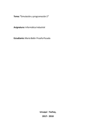 Informe arduino y proteus | PDF