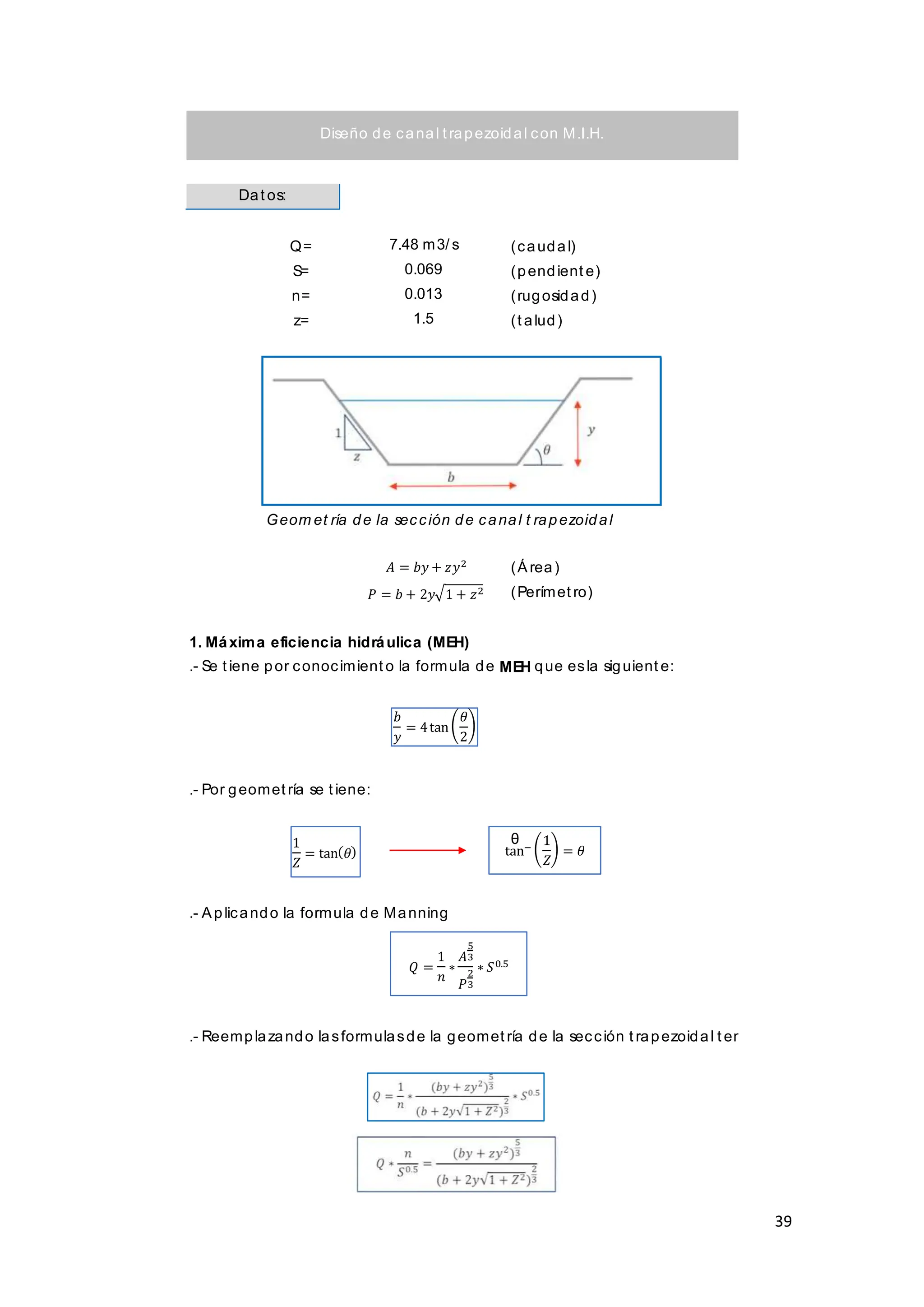 INFORME COMPLETO Quebrada de Punguy para facilitar la irrigación de las ...