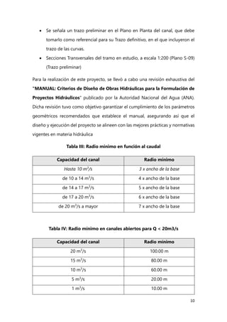 INFORME COMPLETO Quebrada de Punguy para facilitar la irrigación de las ...