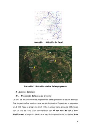 INFORME COMPLETO Quebrada de Punguy para facilitar la irrigación de las ...