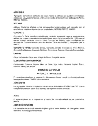 Informe concreto | DOCX