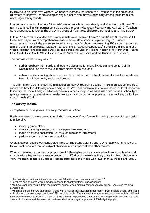 Informed choices-subject-choice-at-school-briefing | PDF | Educational ...