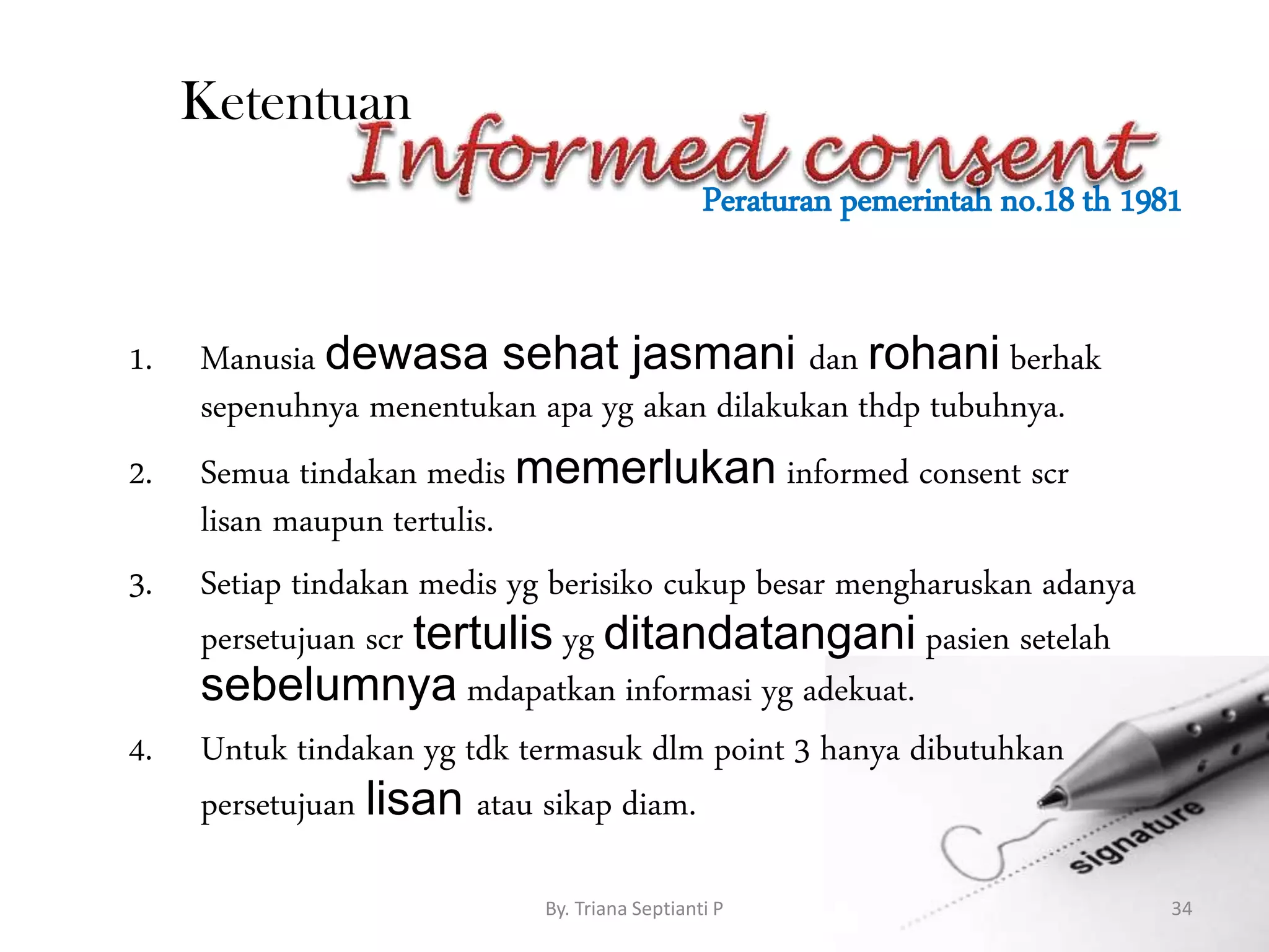 Informed choice & informed consent | PDF