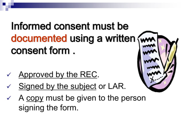 Informed consent | PPTX | Educational Assessment | Education