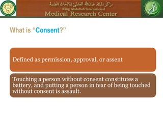 Informed consent: Definition & elements | PPTX