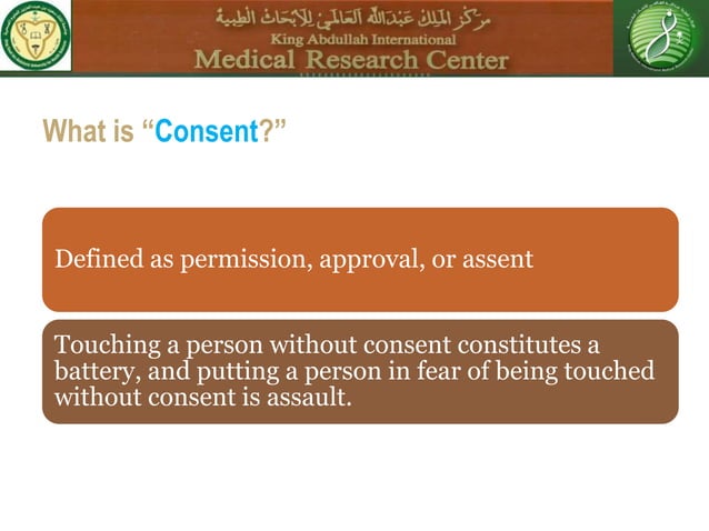 Informed consent: Definition & elements | PPTX