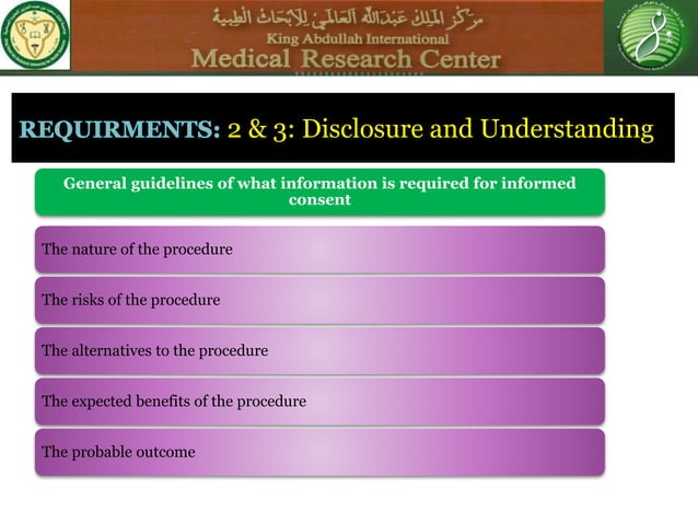 Informed consent: Definition & elements | PPTX